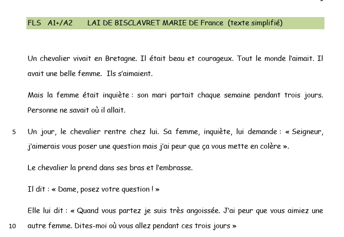 Le lai de Bisclavret de Marie de France-Moyen Age-5è-en classe ...