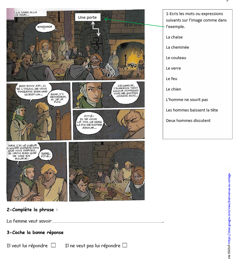 Le lai de Bisclavret de Marie de France-Moyen Age-5è-en classe ...