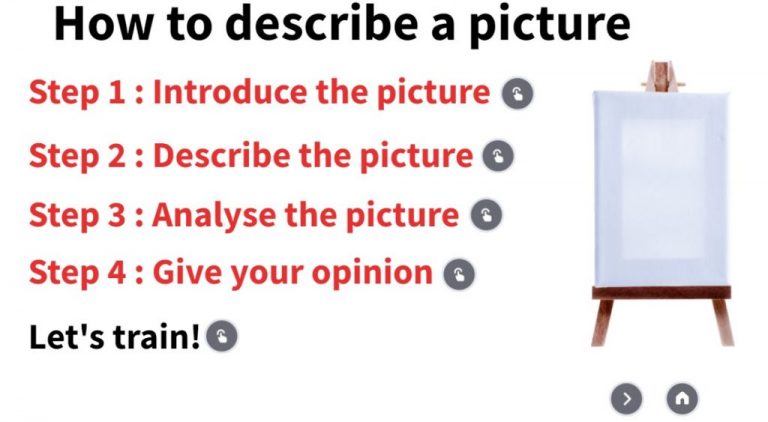 How to describe a picture – The Teacher's Blog