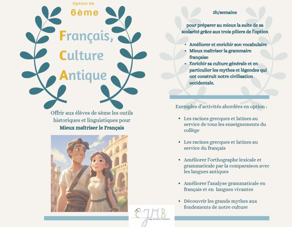 FCA_Présentation de l’Option Français Culture Antique (FCA) en 6ème ...