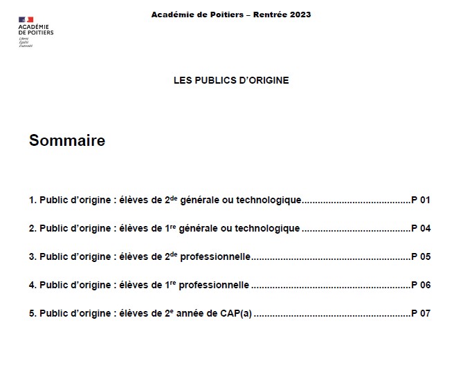 FAQ orientation – affectation